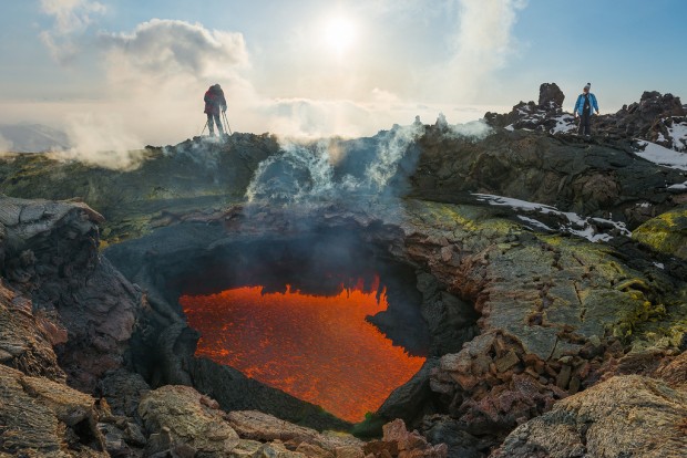 Éruption d’un volcan russe – La boite verte