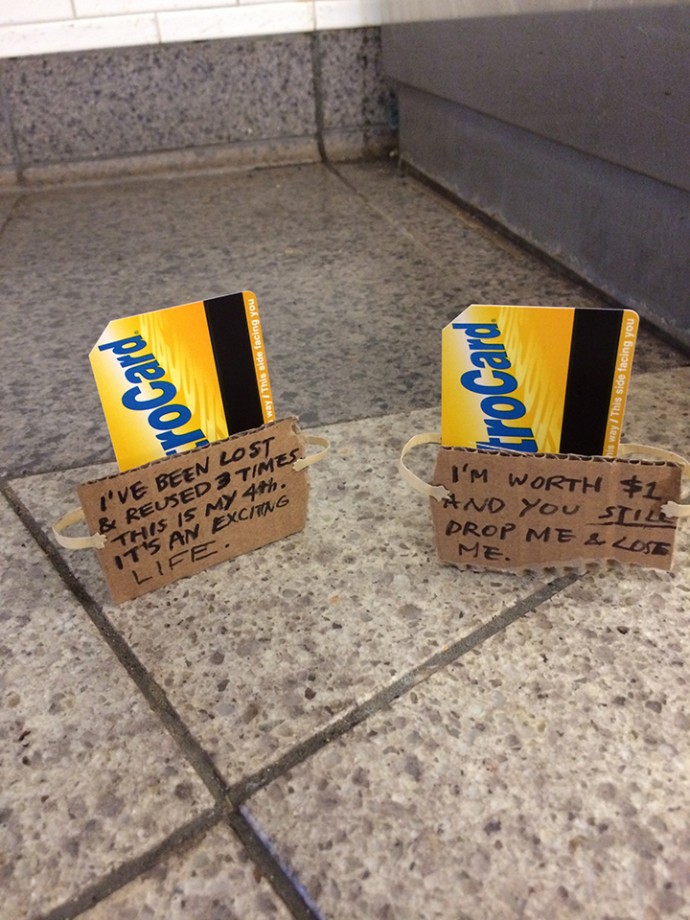 Des mini-pancartes pour mini-objets perdus – La boite verte