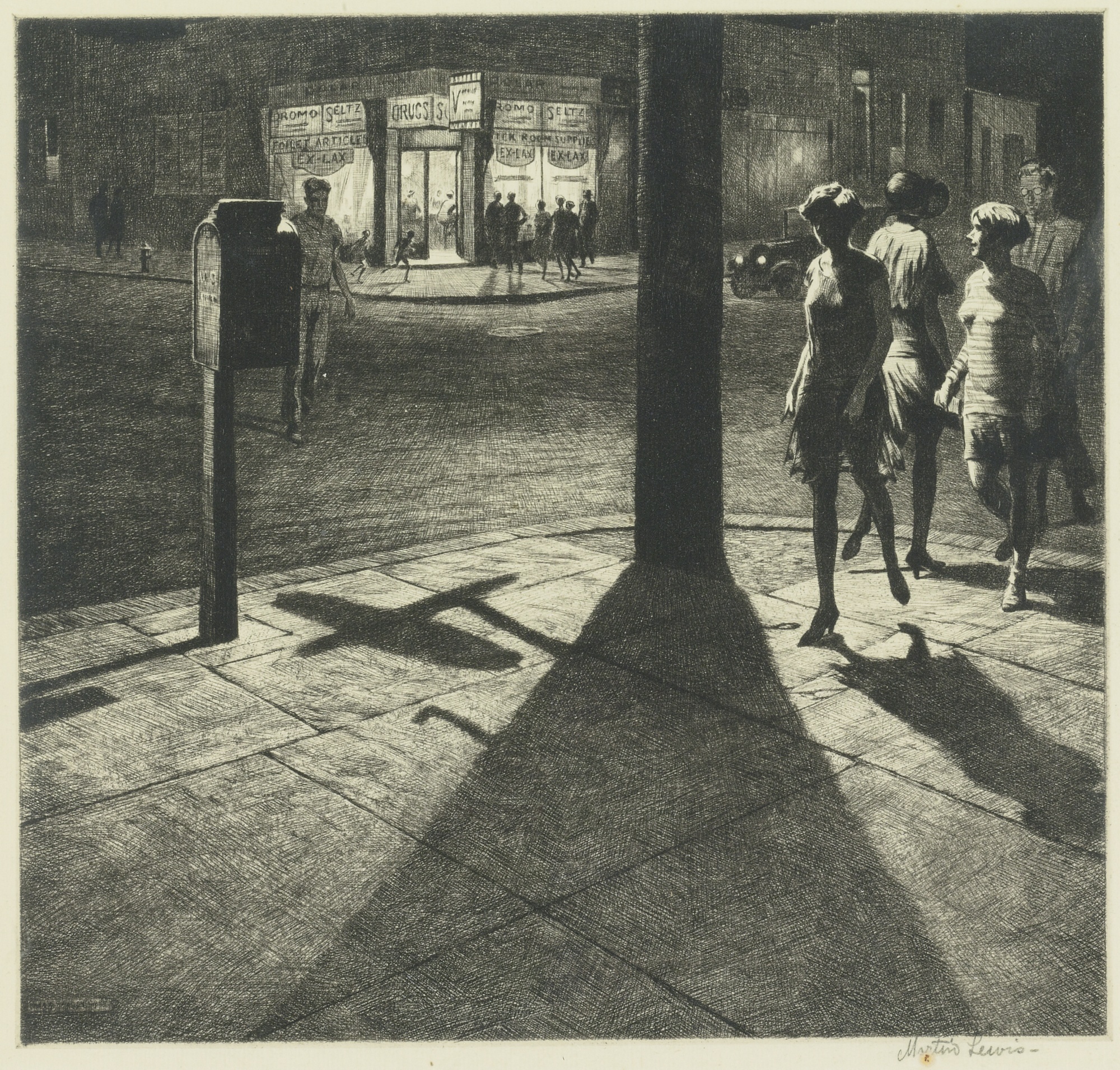 Les gravures de Martin Lewis à New York – La boite verte