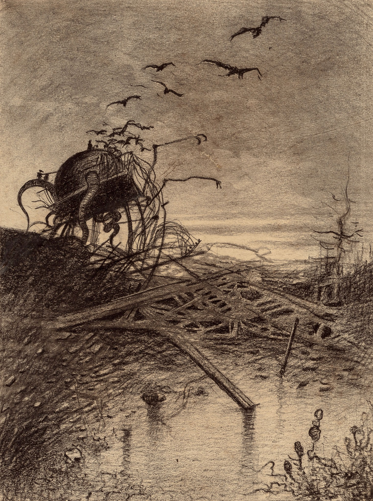 Illustration wells guerre monde 13 La Boite Verte Illustration wells guerre monde 13 La Boite Verte