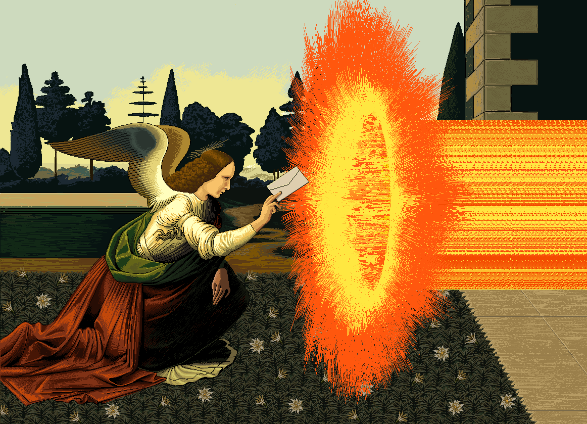 L’univers sombre en pixel art d’Uno Moralez – La boite verte